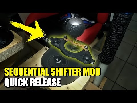 Sequential Shifter Mod Logitech G29 H-shifter Quick Release