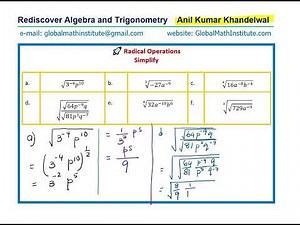 How to Simplify Expressions with Cube-Root and 4th Root | Step-by-Step Solution | Rediscover Algebra