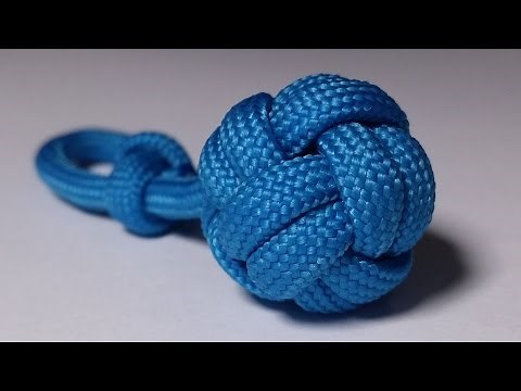 How to make a Ball Keychain [by ParacordKnots]