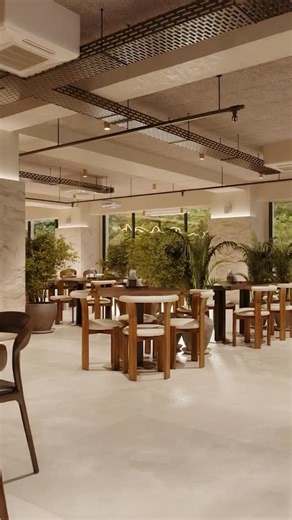 DESIGN SYNTHESIS | Architecture & Interior Designer on Instagram: "Subtle yet Elegant - that’s what we’re known for! @studiodesignsynthesis where we design to make the most out of the space. Media Presence: @social_yacht { cafe in surat , surat cafe , cafe designing , cafe interior , restaurant , hospitality, design synthesis , interior architecture }"