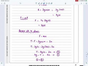M1 How to : Connected Particles on an inclined Plane