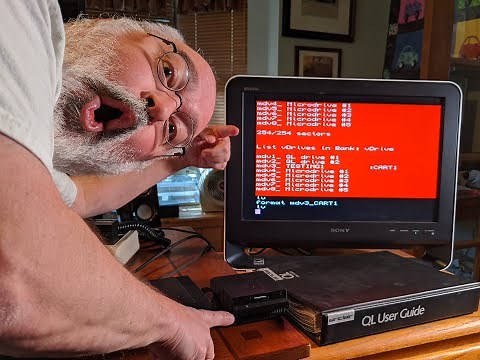 Sinclair QL vDrive - Connecting - Setting Up - Testing - a Quantum Leap of 16bit Retro Fun!
