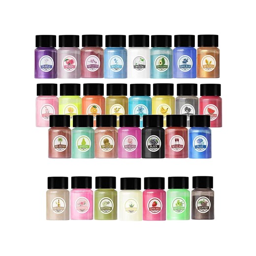 Mica Powder Colorant Powder Pigment for Bath Soap Making Candle Making 30 colors - Walmart.ca