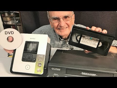 Transfer video tapes to DVD using multi function DVD burner