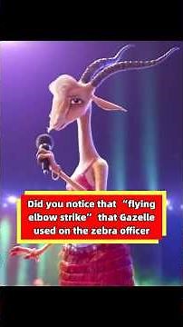 This Is Why Gazelle Is So Popular in Zootopia. #usa #celebrity #Zootopia #Zootopia2 #Disney #fyp
