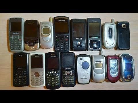All my old Samsung and LG phones collection
