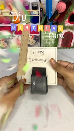 How to Make a DIY Birthday Pop-Up Card |Episode 3 #craft #gift