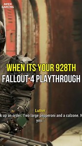 When Its Your 928th Fallout 4 Playthrough 😮 #fallout | Apex Gaming