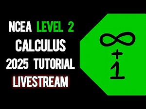 NCEA Level 2 Calculus LIVE Tutorial | 31 Oct 25
