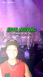 NSYNC Reunites on LA Stage . . . #NSYNC #JustinTimberlake #Reunion #Celebrities #LAIntegration | SK Entertainment | Facebook