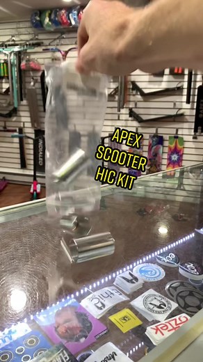 M8 > M6 compression bolt. Maximize the strength and quality of your scooter by shopping with ECX #scootering #riderowned #ShopECX #CustomScooter #ApexScooters