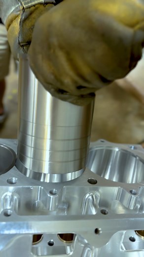 Sleeving blocks can be one of the most satisfying yet tedious things you will do. Here's our LS block. We are getting a set of sleeves installed before the final fit-out. This block is about to make some serious jam! #noonanrace #noonan #ls #lsswap #chevylife #enginebuild #noonan #turbo #engineering #racecar | Noonan Race Engineering