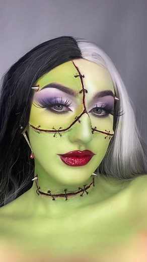 Bride of Frankenstein Halloween Makeup Tutorial