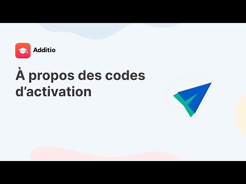 À propos des codes d'activation
