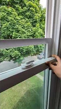 How to open a single hung window for cleaning #cleaning #tips #tipsandtricks #tricks #easy #shorts