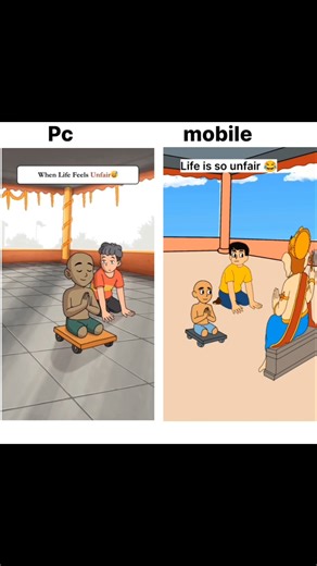 PC vs Mobile Animation | Ganpati Funny Reel 😂 | Shikha Animation