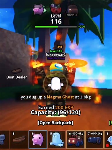 Getting A Legendary MAGMA Ghost In Roblox Dig It! 🪏🔥🥶🧊💲💸💰 #roblox #robloxshorts #robloxedit #digit