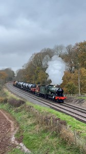 3.3K views · 480 reactions | GWR Modified Hall 6990 “Witherslack Hall” passes by Kinchley Lane with the late running 1300 Tank Set from Loughborough to Swithland Sidings. #GCR#greatcentralrailway#loughborough#leicestershire#BR#GWR#modifiedhall#greatwesternrailway#6990#witherslackhall#goodtrains#freight#britishrailways#railwayphotography#railwayphotograph#steamrailway#heritagerailway#video#reels#jessopsmoment#transport#preservation | Southern Steam Lad Photography | Facebook