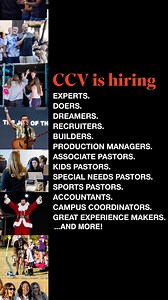 14K views · 195 reactions | Shift passions to purpose alongside a team that's devoted to winning the Valley for Christ. Find career opportunities:  CCV.CHURCH/CAREERS | CCV (Christ's Church of the Valley) | Facebook