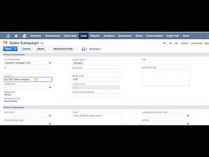 NetSuite Sales Campaign | NetSuite Solution provider | NetSuite Tutorials