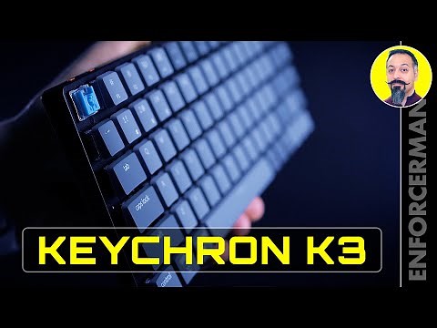 KEYCHRON K3 Ultra Slim RGB Hot Swappable Optical Mechanical Keyboard