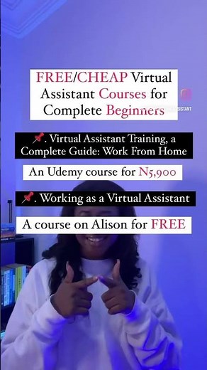 3 FREE / CHEAP VIRTUAL ASSISTANT COURSES FOR BEGINNERS 🤗 #virtualassistant #virtualassistanttips