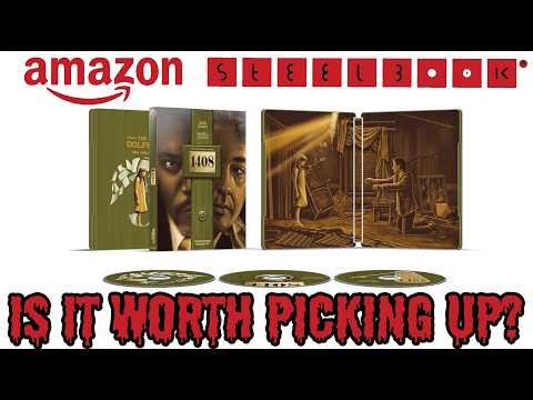 Amazon Exclusive 1408 4K Blu-Ray Steelbook Unboxing, Review, Reaction!