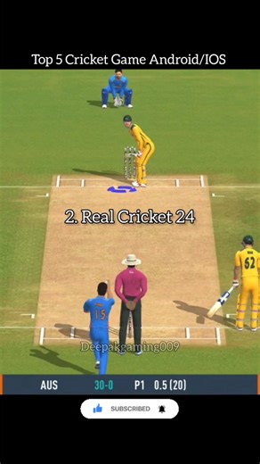 D E E P A K ✨️ | Top 5 Cricket Game Android/IOS 🥵 #cricket #cricketlover #gaming #instareels #trendingreels #trendingsongs #trending #reels #insta... | Instagram