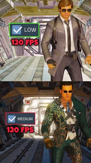 120FPS ✅ Low Graphics vs Medium Graphics in CODM BR 🔥💯 Codmobile Tips and Tricks #shorts #codmbr