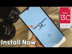 How to install HyperOS Update in Redmi 13c | Redmi 13c Hyperos update install manually