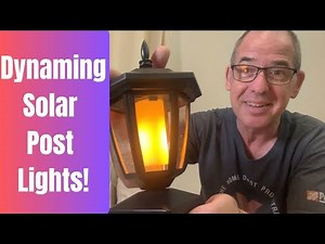 Dynaming Solar Flame Post Light: Beautiful, Reliable, and Easy to Install!