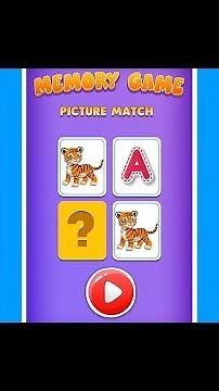 Picture Match, Memory Games for Kids - Brain Game