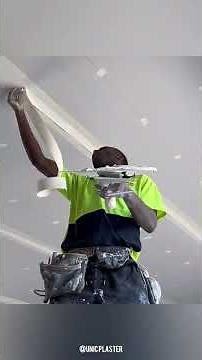 Taping a joint step by step #howto #diy #drywall