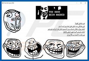 Click Me Game Ransomware