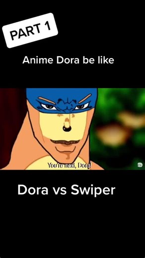 Anime Dora vs Swiper: Animated Confrontation Unleashed