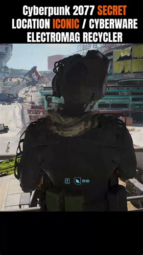 Cyberpunk 2077 SECRET LOCATION ICONIC CYBERWARE ELECTROMAG RECYCLER #cyberpunk #gaming #update