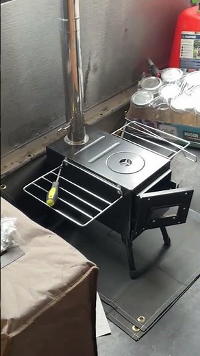 SKOOLIE WOOD StOVE Install