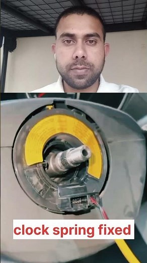 How to fix clock spring #automobile #carrepair #mechanic #clockspring #installation #shortvideo