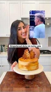 The gingerbread dulce de leche cake that got me top dish on #nextlevelbaker! 🥹 #gingerbread