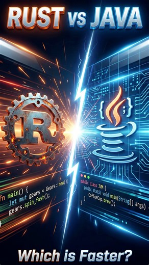 In this video I compared Rust vs Java performance using the same program (10 million loop iterations, same calculation and same output). Both programs produced the same result, but Java looked slightly faster. This does not mean Java is faster than Rust — it’s because of how the JVM works. Java runs on the JVM (Just-In-Time compiler). When the loop runs many times, the JVM detects it as a hot code path and recompiles it during execution into highly optimized machine code specifically for your CP