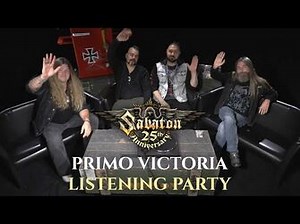 Album Listening Party -1 - PRIMO VICTORIA (25 years of Sabaton)