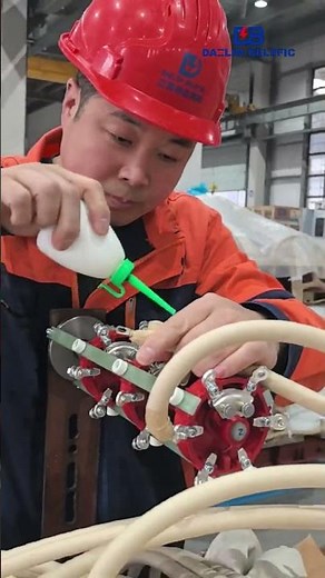 Installing the pad mounted transformer tap changer