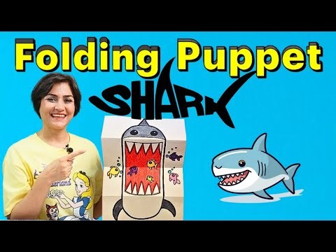 A Shark Folding Surprise Easy Drawing & Craft For Kids