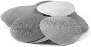 Made in The USA - 100 1/2" (.500) Stainless Steel Pipe Screen Filter - Up in Smoke Pipe Screens