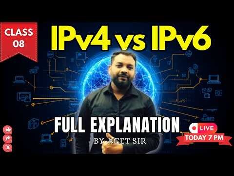 LIVE: IPv4 vs IPv6 + PYQ 🔥 | CCC Networking Important Questions | 7 PM Class