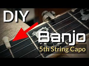 DIY Banjo 5th String Capo, Bikin sendiri.