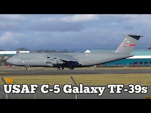 USAF C-5 Galaxy with TF-39 engines