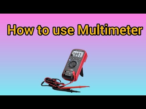 How to use multimeter | Beginner Electrician knowledge