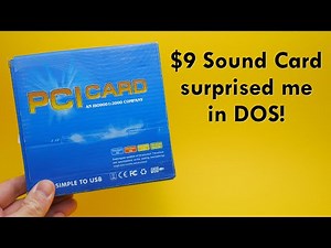 ESS Allegro-1 ES1988 PCI Sound Card with EXCELLENT DOS compatibility