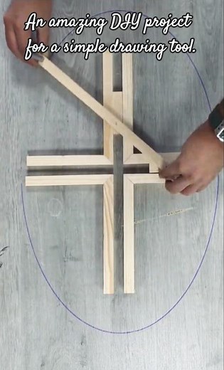 Simple DIY Beam Compass for Drawing Perfect Circles